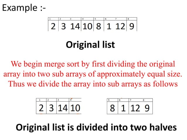 Merge sort | PPTX