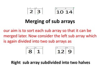 Merge sort | PPTX