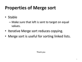 Merge sort | PPT
