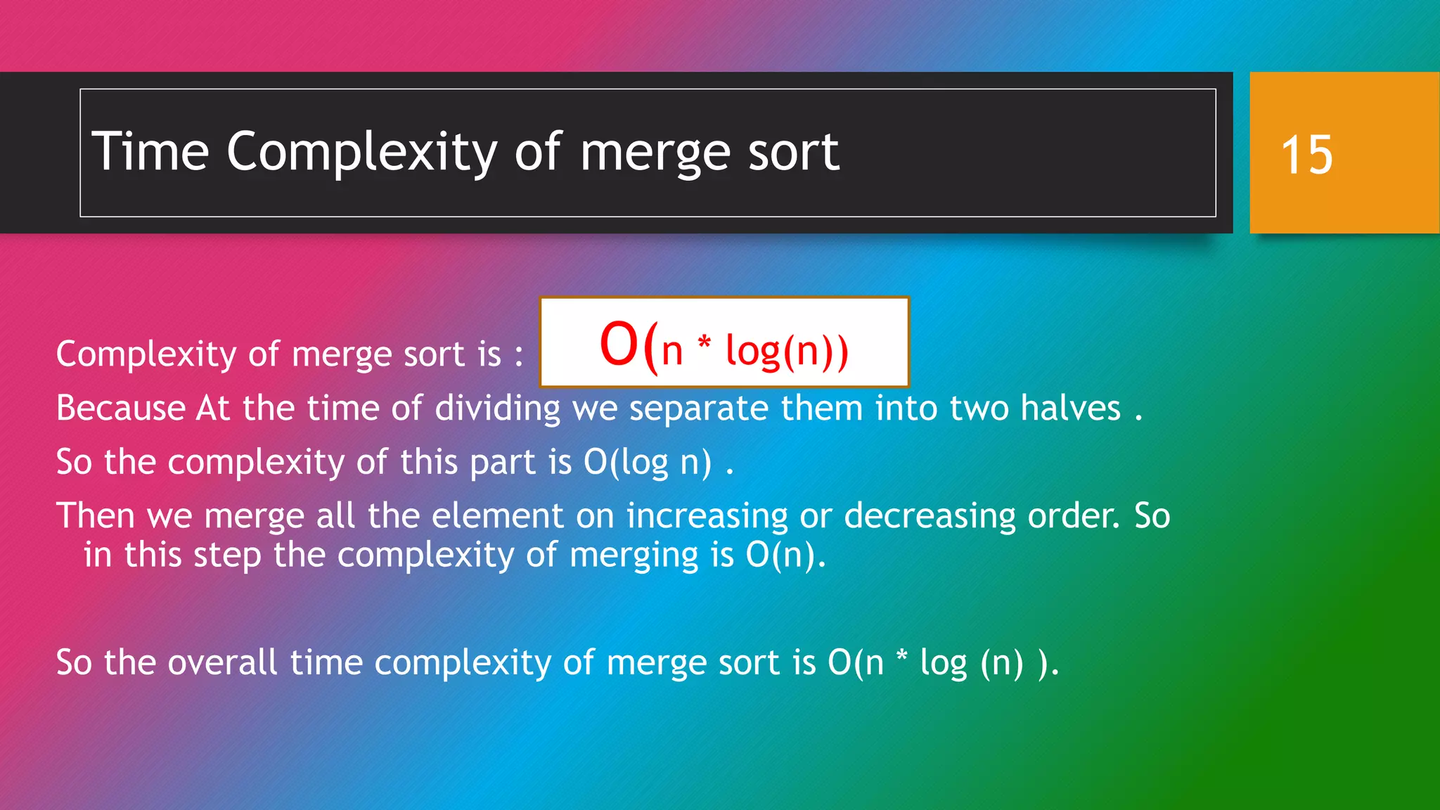 Merge sort | PPTX