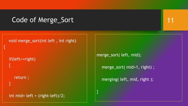 Merge sort | PPT