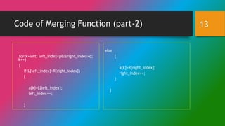 Merge sort | PPT