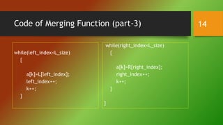 Merge sort | PPT