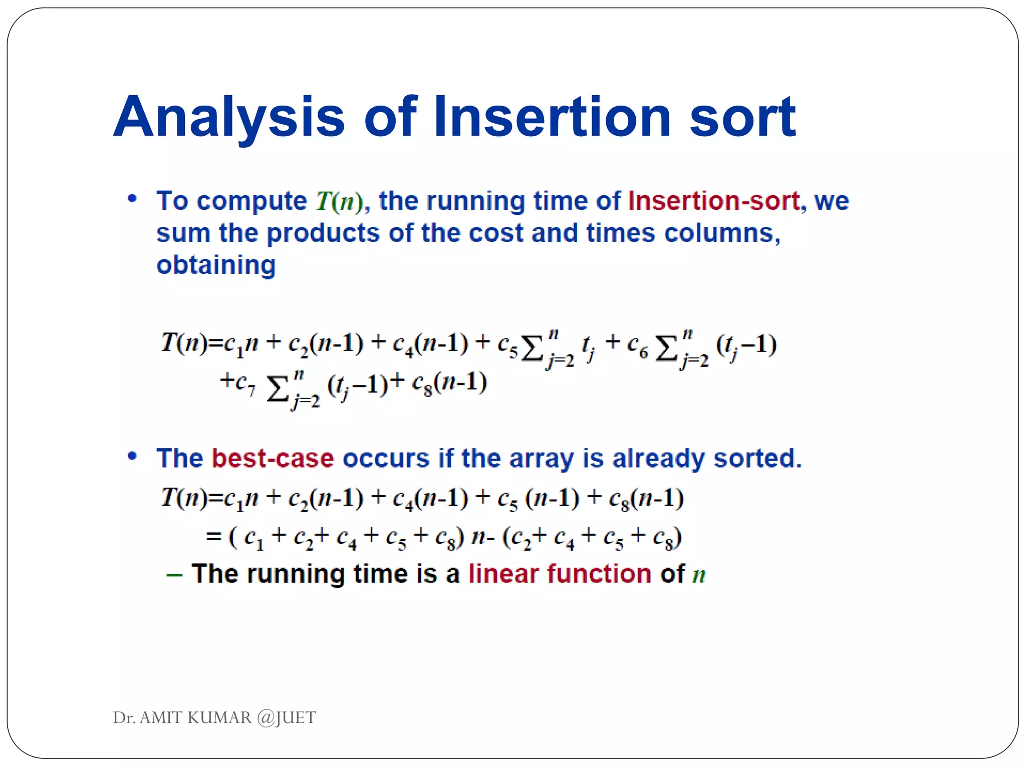 Merge sort analysis | PDF