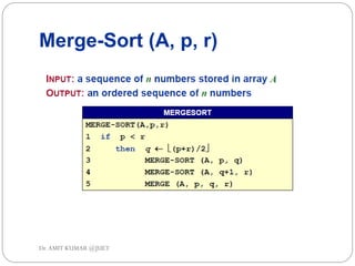 Merge sort analysis | PDF