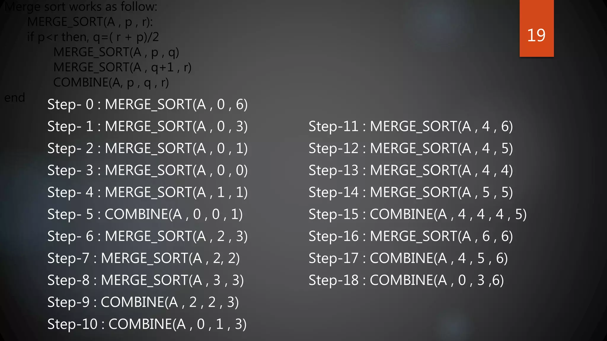 Merge sort analysis and its real time applications | PPTX