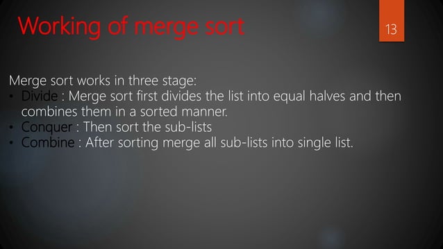 Merge Sort Analysis And Its Real Time Applications Pptx Computer Software And Applications
