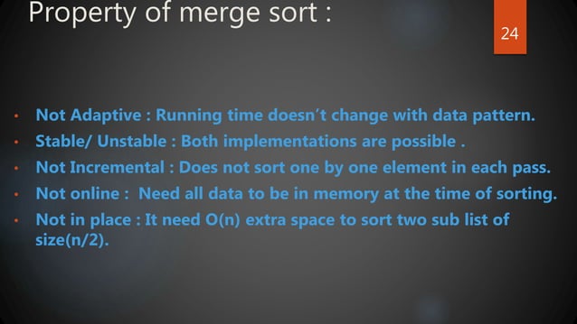 Merge sort analysis and its real time applications | PPTX | Computer Software and Applications ...
