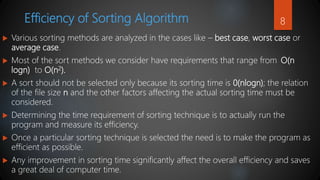 Merge sort analysis and its real time applications | PPTX