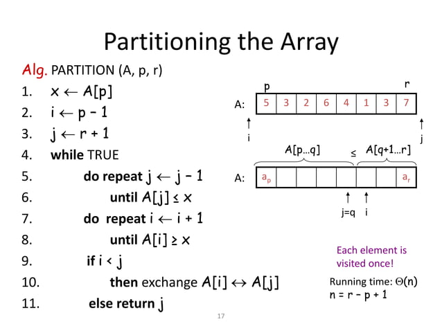 Merge sort and quick sort | PPTX