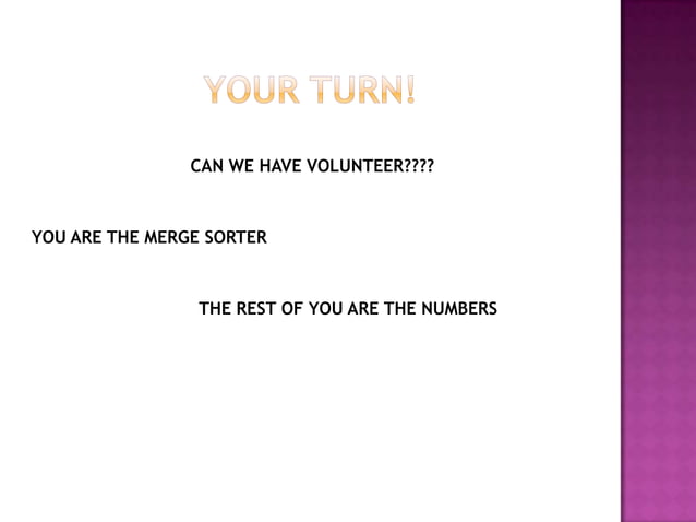 Merge sorting v2 | PPT