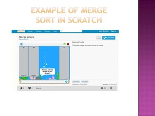 Merge sorting v2 | PPT