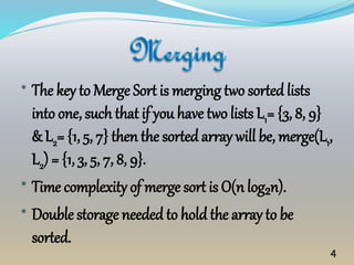 Merge sort js | PPTX