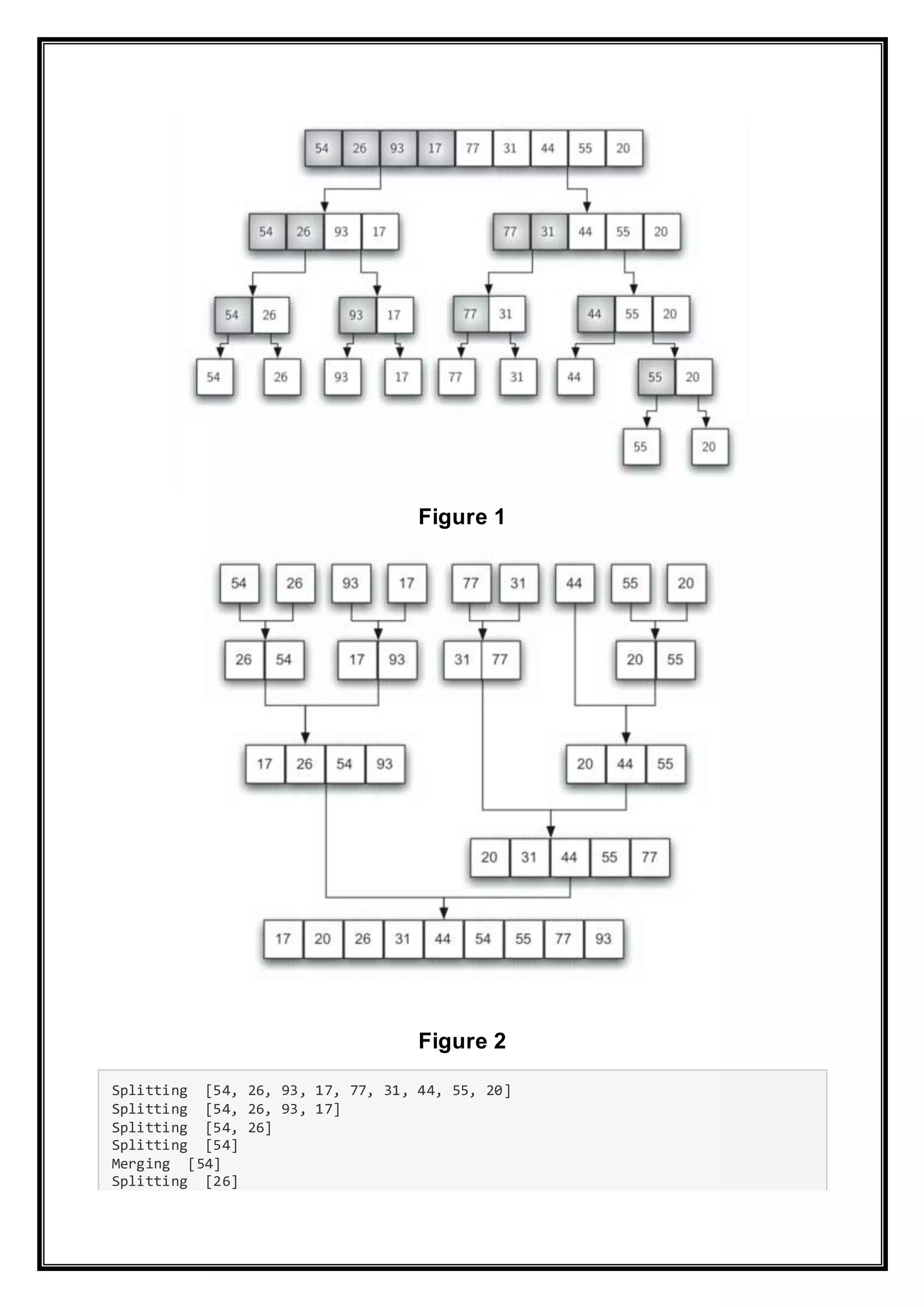 Merge sort lab mannual | DOCX