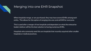 Merging electronic health records | PPTX