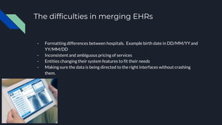Merging electronic health records | PPTX