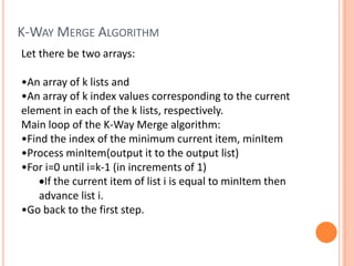 Merging files (Data Structure) | PPTX