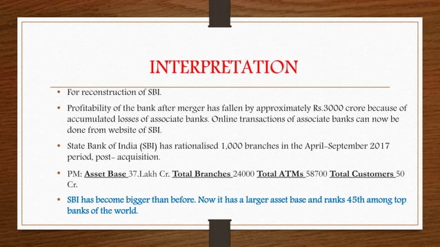 Merging of banks & their implications | PPTX | Mergers and Acquisitions ...