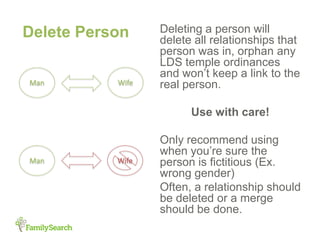 Merging People in FamilySearch Family Tree - Presentation | PDF