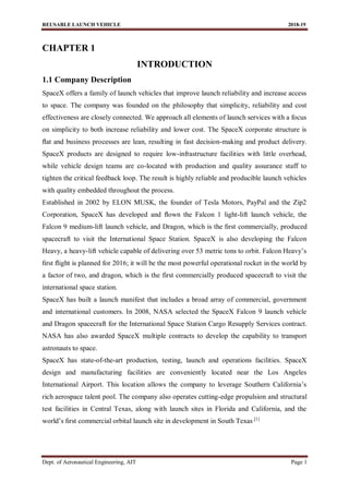 Reusable Launch Vehicle | PDF