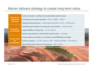 Merian investor presentation final | PDF