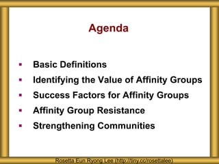 Meridian Affinity Groups: What, Why, and How | PPT