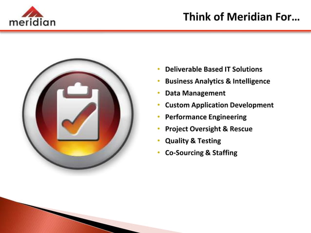 Meridian overview | PPTX