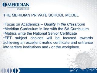 Meridian Pinehurst Presentation | PPT