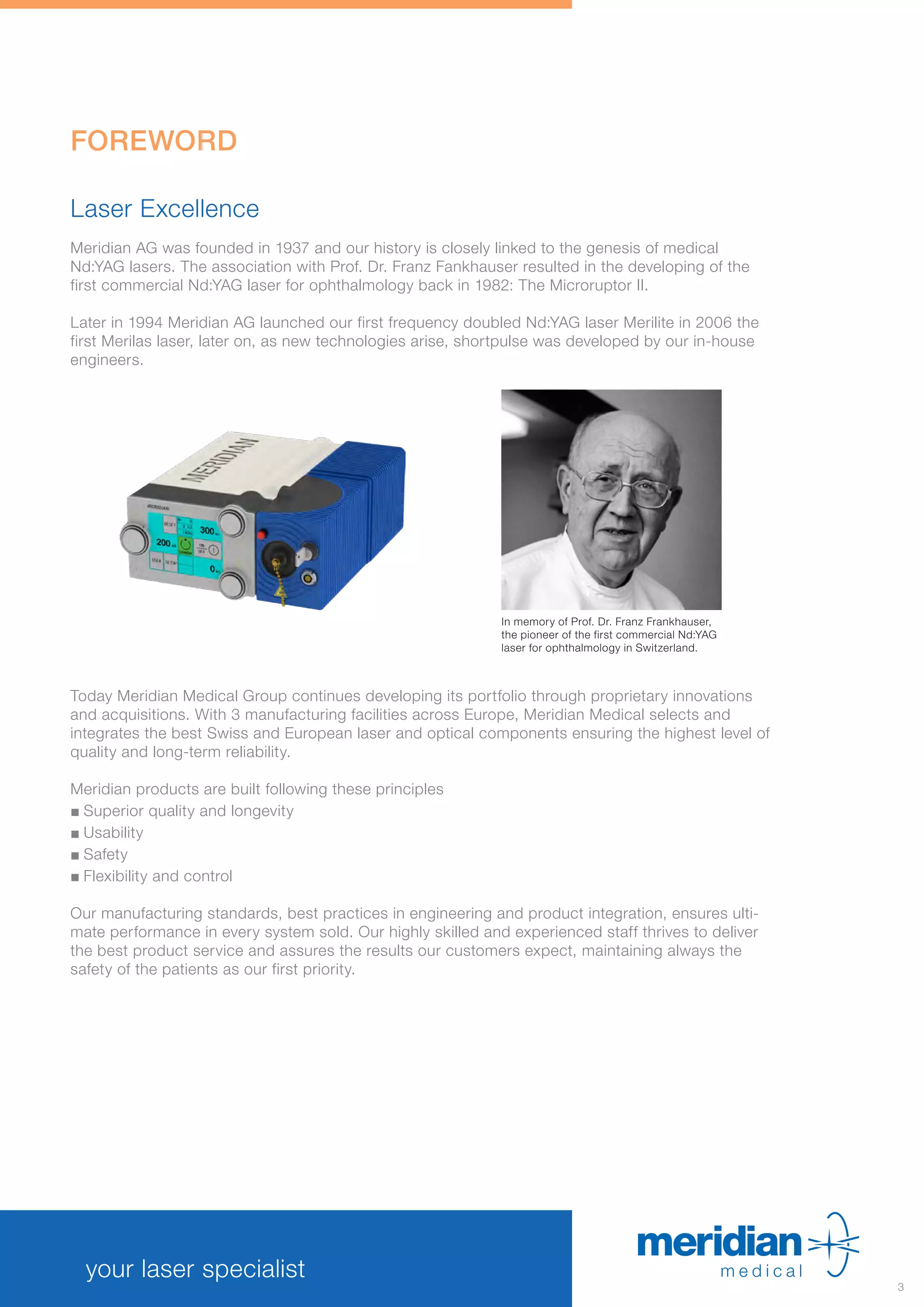 Meridian product catalogue | PDF