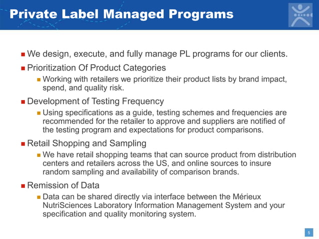 Private Label Management Programs | PPT