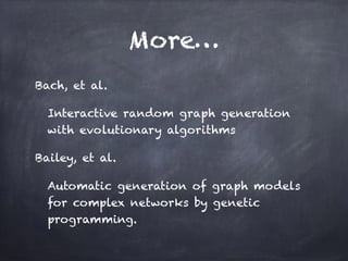 Using Evolutionary Computing for Feature-driven Graph generation | PDF