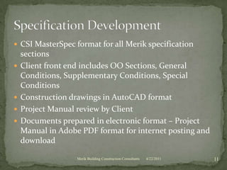 Merik PowerPoint | PPSX | Construction Industry | Industries