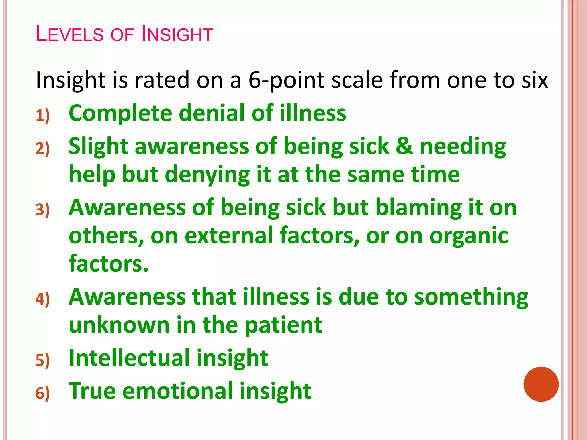 Mental State Examination | PPTX