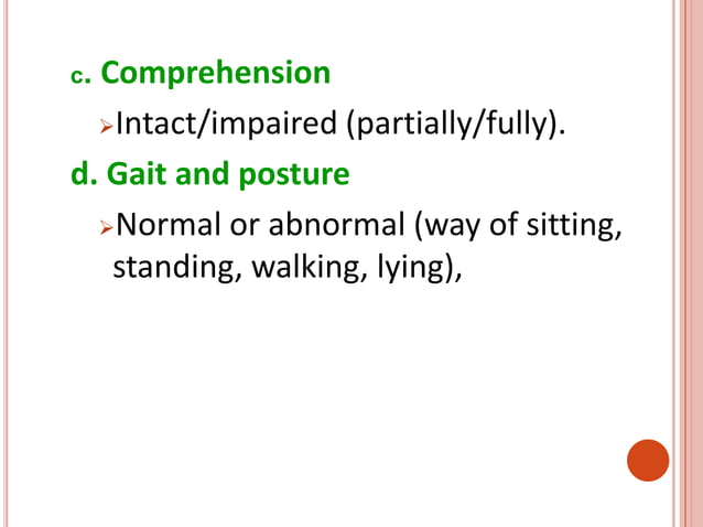 Mental State Examination | PPTX | Mental Health | Diseases and Conditions