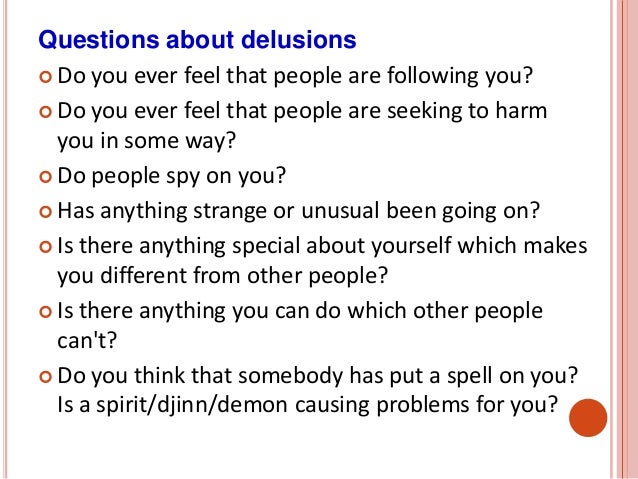 Mental State Examination