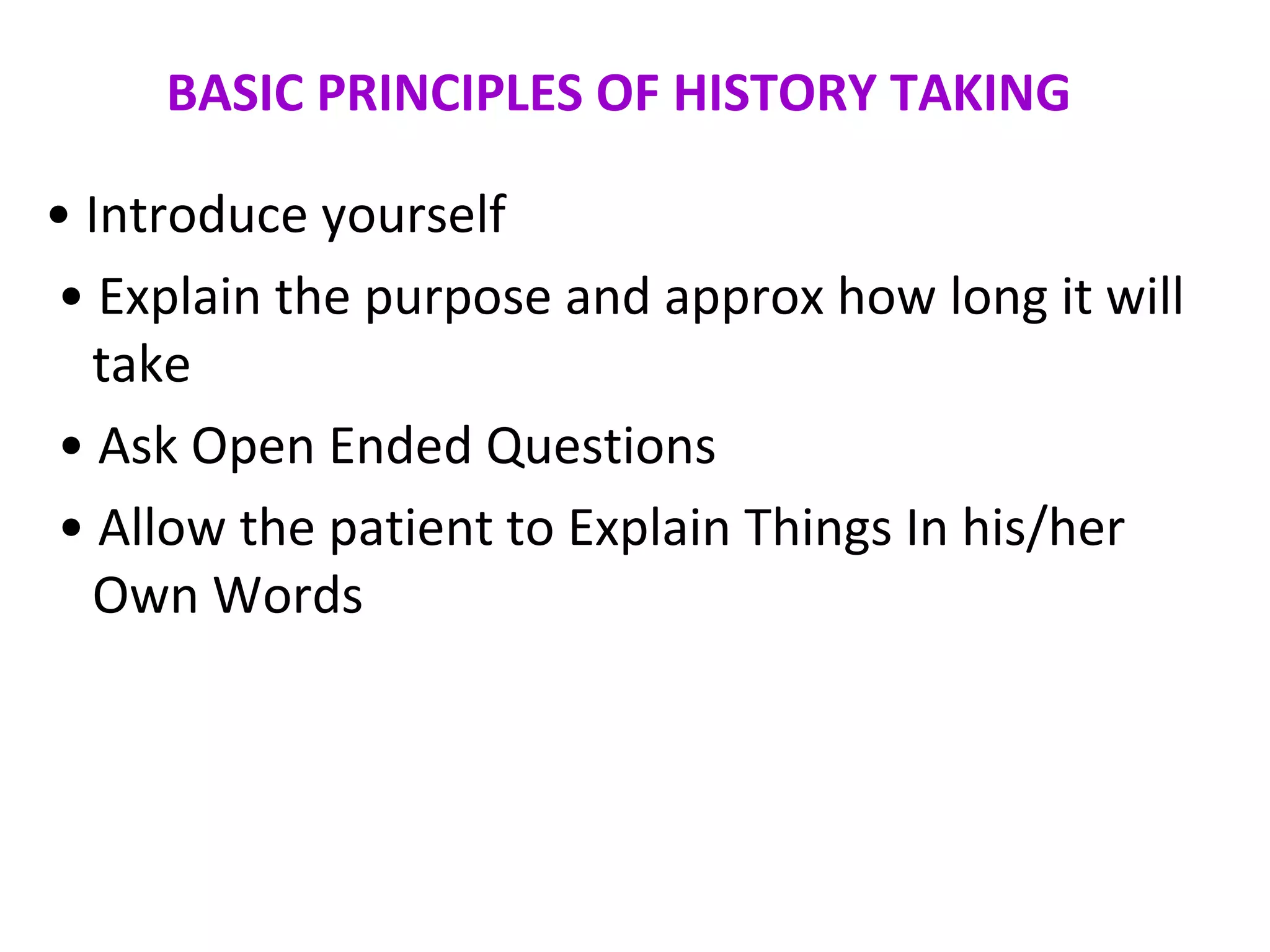 PSYCHIATRIC HISTORY COLLECTION | PPT