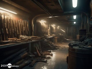 2137ad Merindol Colony Interiors where refugee try to build a seemengly normal life | PDF