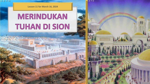 Sekolah Sabat - Triwulan 1 2024 - Pelajaran 11 | PPTX
