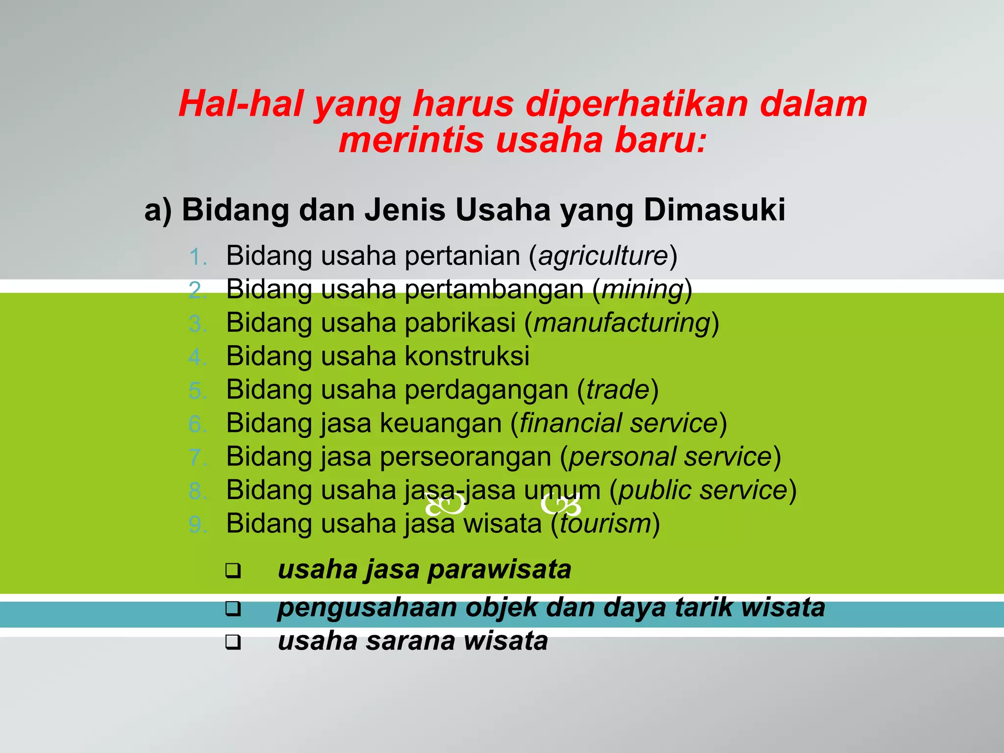 Merintis usaha baru dan model pengembangan | PPT