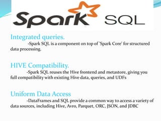 Evolution of spark framework for simplifying data analysis. | PPT