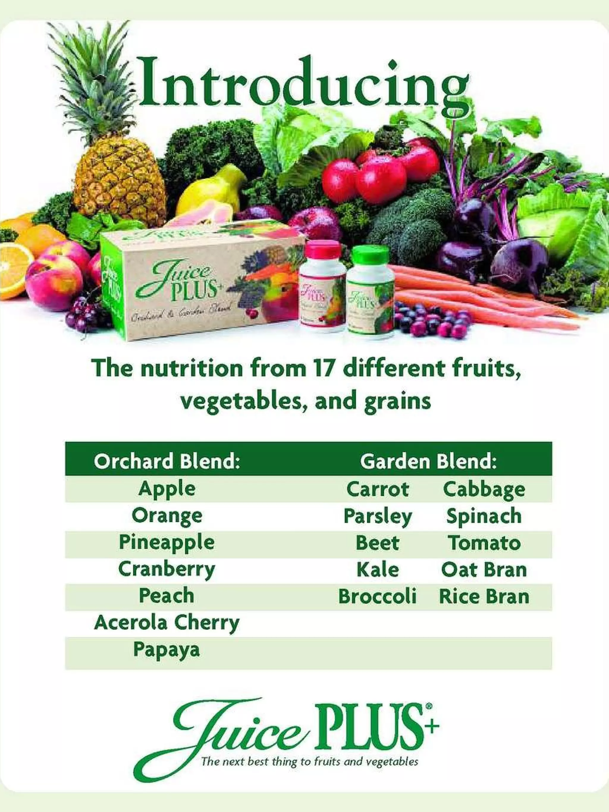 Juice Plus Wellness Power Point | ODP