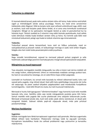 Merisiga ( kerlile ) | PDF