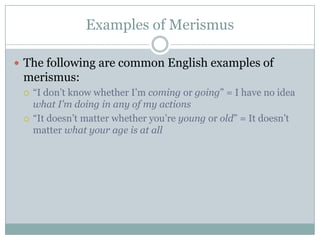 Merismus | PPT