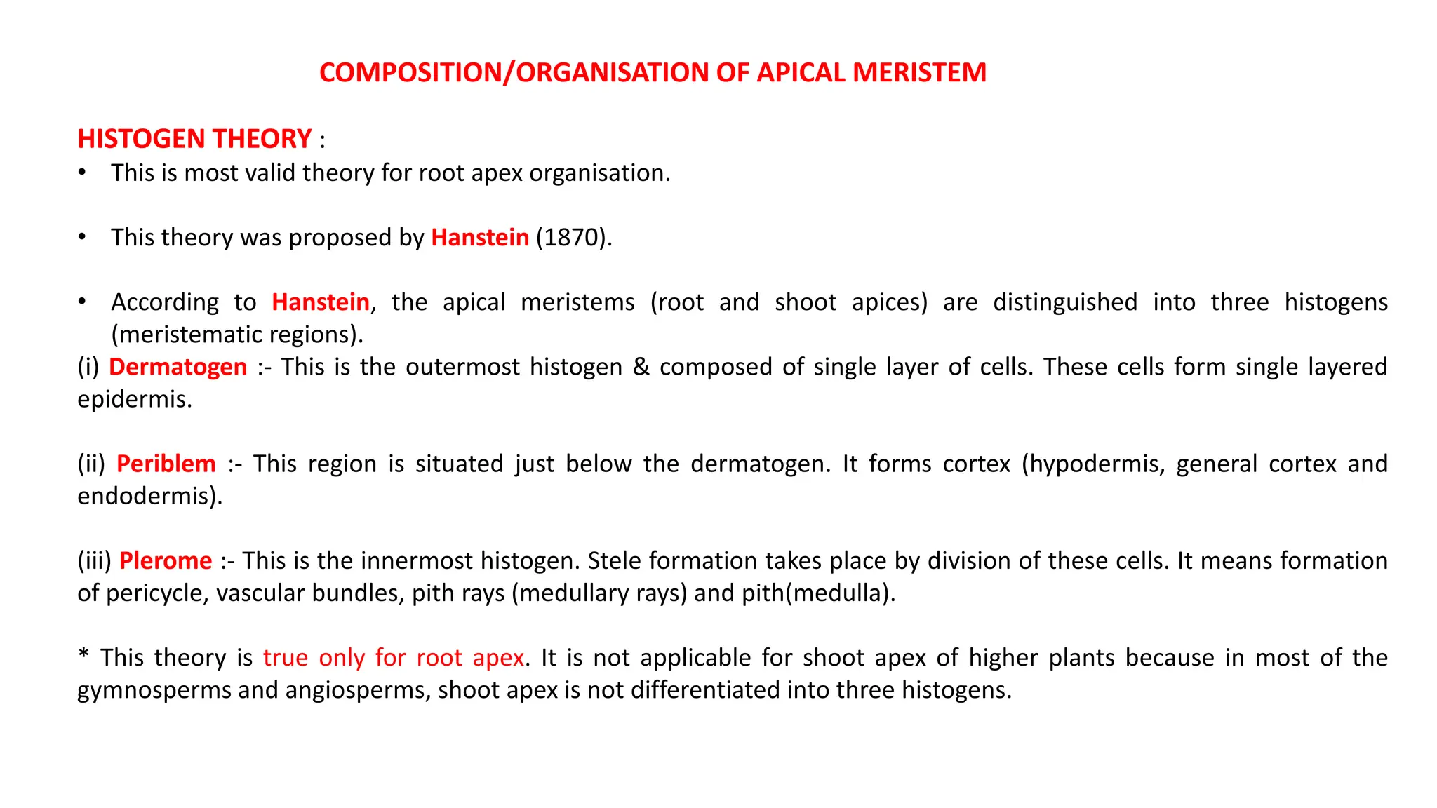 COMPOSITION/ORGANISATION OF APICAL MERISTEM.pptx