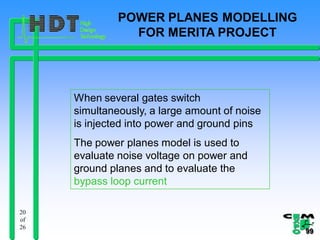 MERITA PROJECT:METHODOLOGY TO EVALUATE RADIATED EMISSION FROM HIGH DENSITY MULTILAYER PCB | PPT