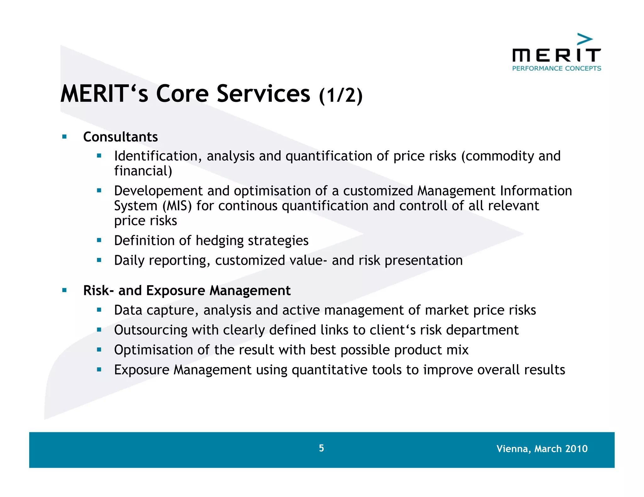 Merit Commodity Management | PDF