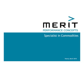 Merit Commodity Management | PDF