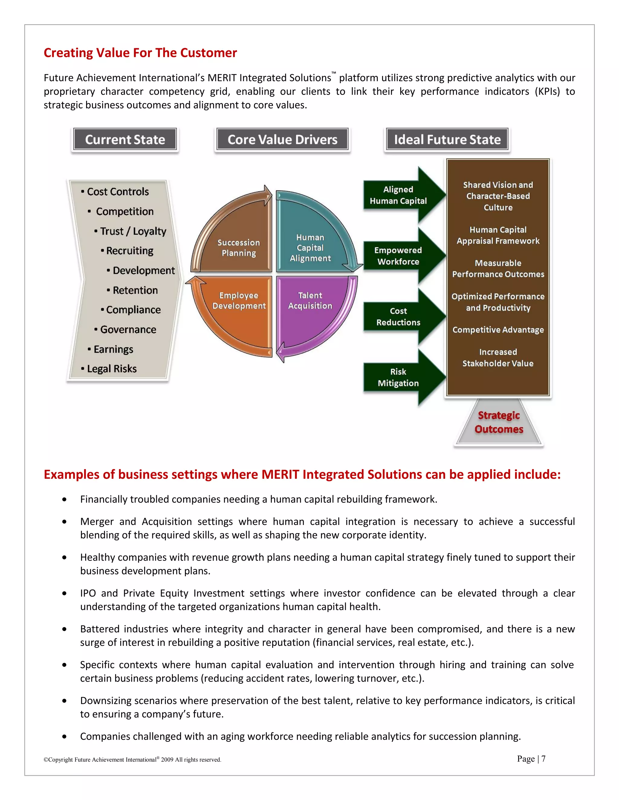 Merit Profile Executive Brief | PDF