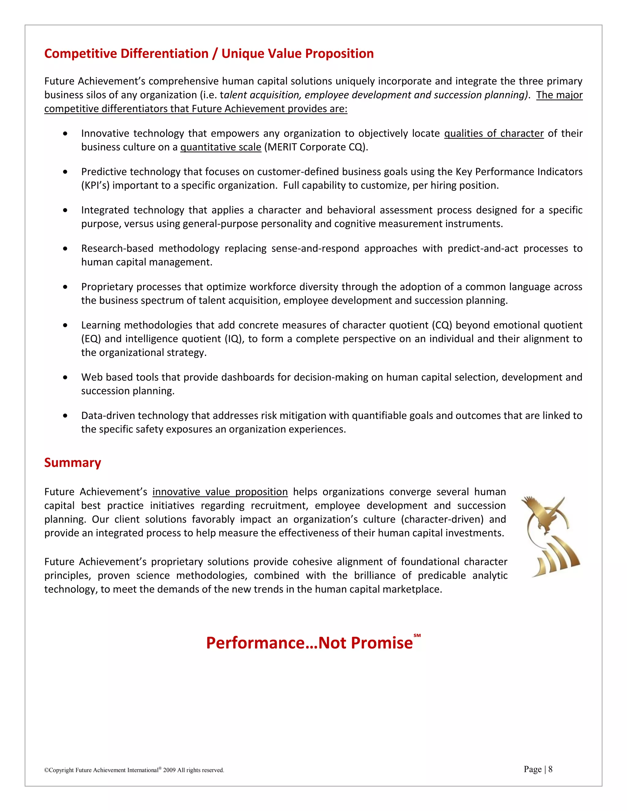 Merit Profile Executive Brief | PDF