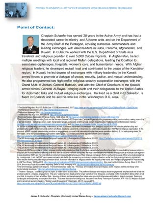 International Religious Freedom & Urgencies for World Peace, Security ...